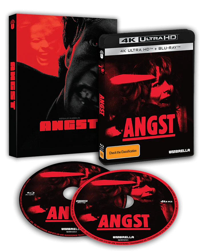 Angst (1983) 4K UHD + Blu-ray with Slipcover (Umbrella Entertainment/R ...