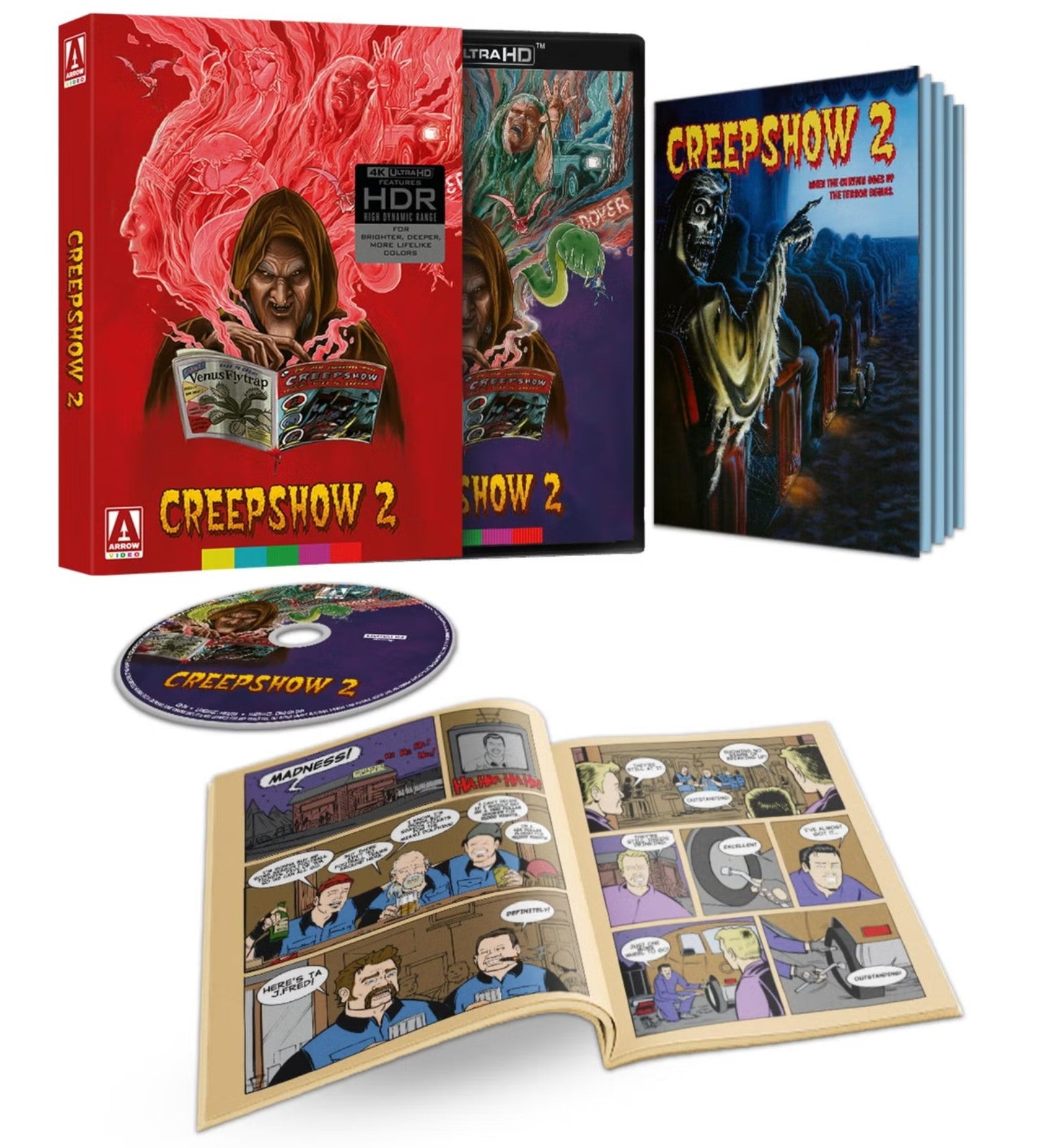 Creepshow 2 Limited Edition 4K UHD with Slipcase (Arrow Video U.S.) LI – The Atomic Movie Store