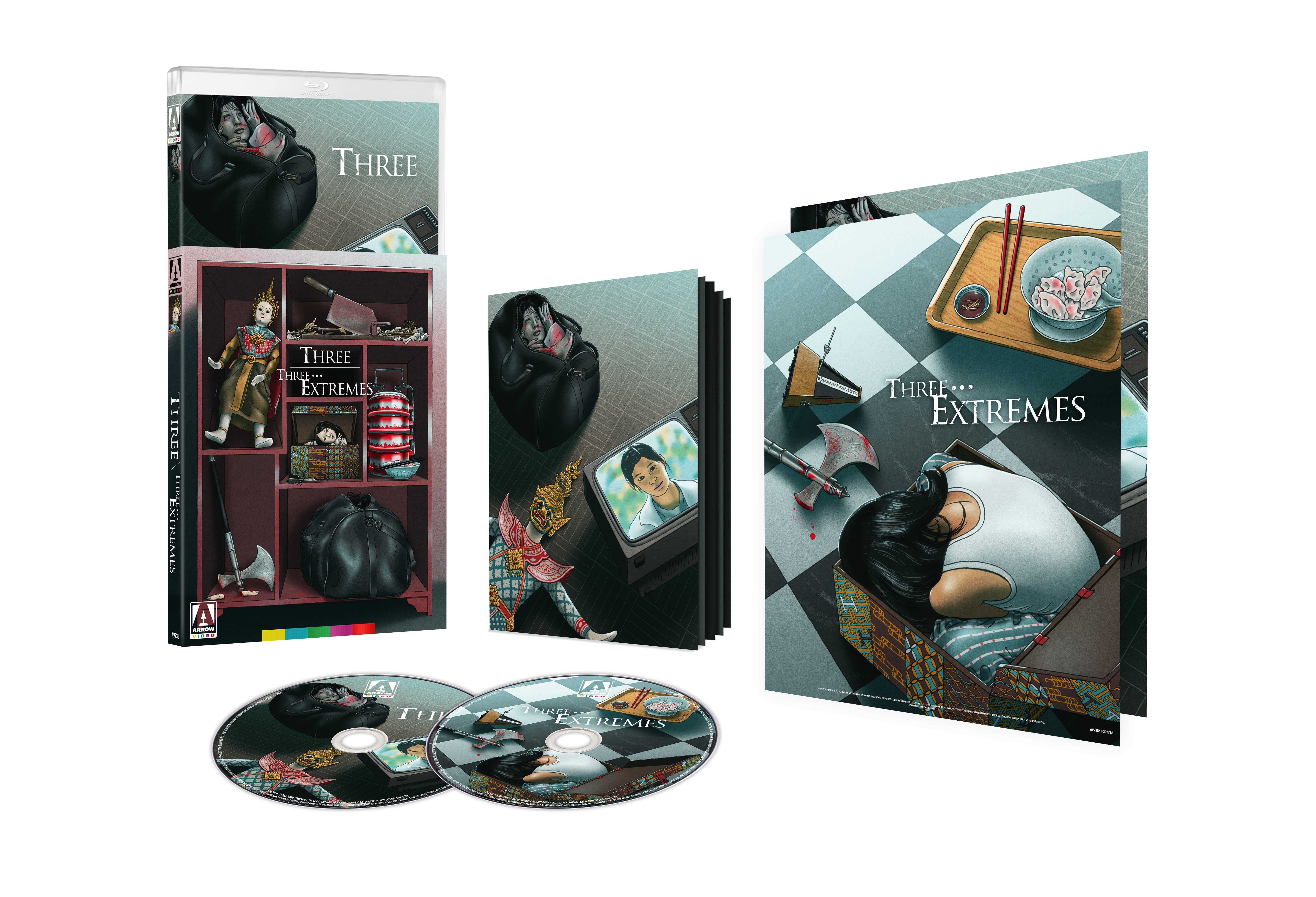 Three / Three... Extremes Blu-ray Limited Edition with Slipcover (Arro ...